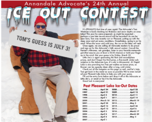 Ice Out Contest! | Annandale Advocate
